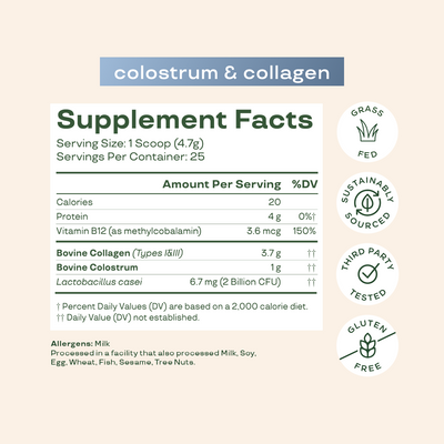 Colostrum & Collagen Peptides | Bloom Nutrition