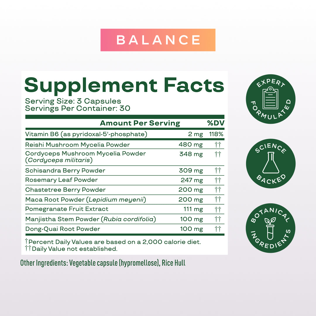 Hormone Health Balance Capsules | Bloom Nutrition